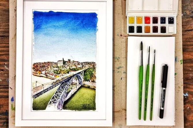 Create Watercolour With Hugo do Lago in Porto - Key Points