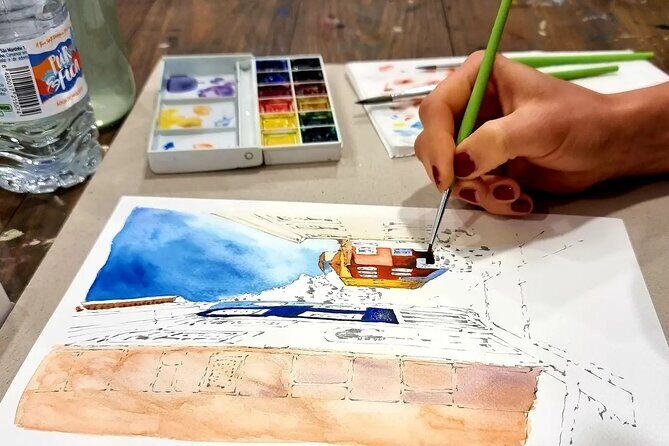 Create Watercolour With Hugo do Lago in Porto - Authenticity and Local Flavor
