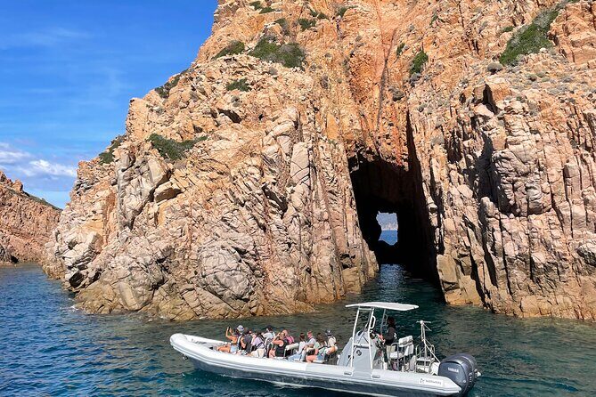 Cruise Sunset Aperitif Scandola/Gulf Porto/Piana Boat 12p - Key Points