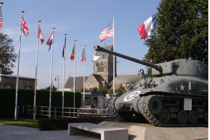 D-Day private tour Omaha + Utah Beach from Caen with audio guide - Key Points