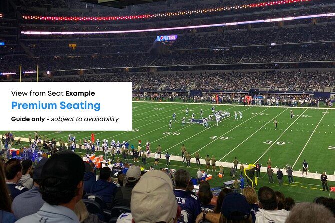 Dallas Cowboys Football Game Ticket at AT&T Stadium - Key Points