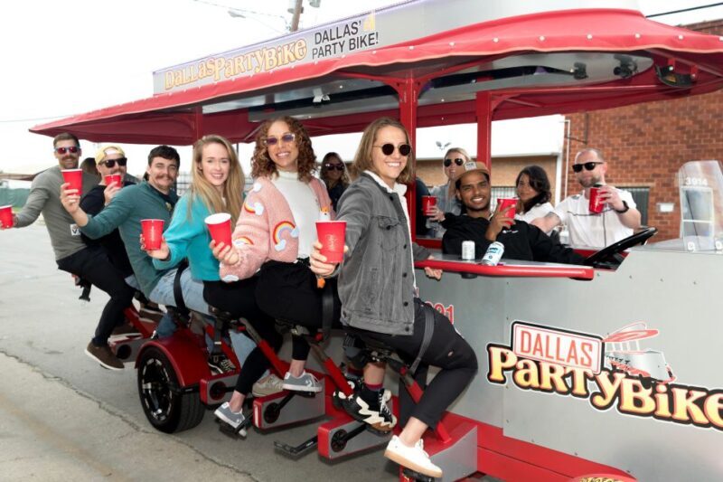 Dallas Party Bike Pub Crawl in Deep Ellum - Key Points