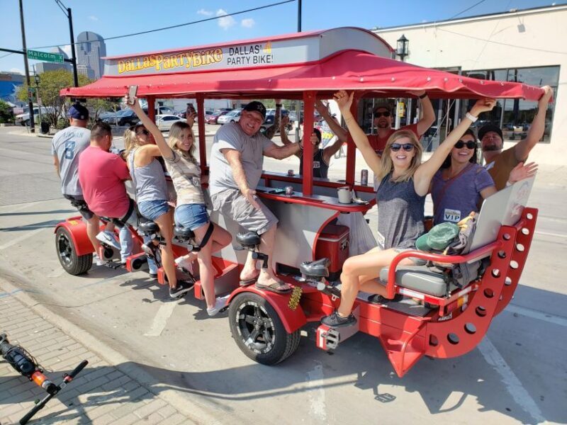 Dallas Party Bike Pub Crawl in Deep Ellum - The Experience on the Buzz Bike