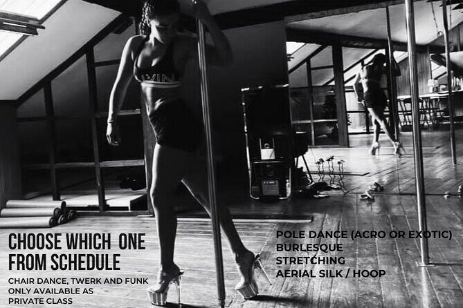 Dance Class (choose 1: Pole Dance, Burlesque or Aerial Silk/Hoop) - Why Choose a Dance Class in Madeira?