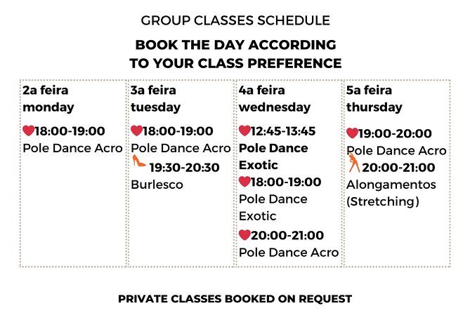 Dance Class (choose 1: Pole Dance, Burlesque or Aerial Silk/Hoop) - Final Thoughts