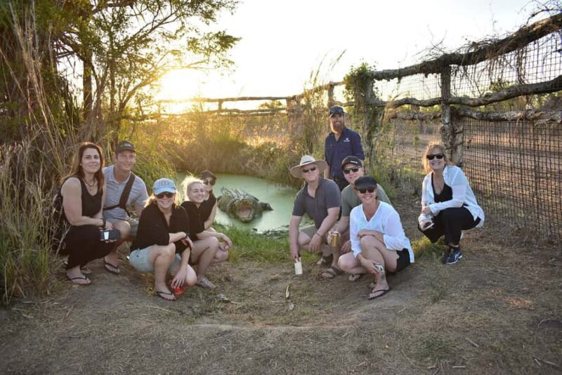 Darwin: Airboat Ride, Helicopter Flight, and Overnight Camp - Sunset and Gourmet BBQ Under the Stars