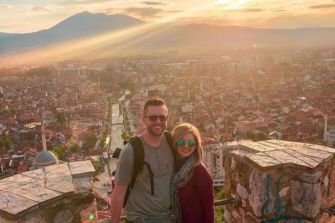 Day tour of Prizren from Pristina; Semi - Private - Panoramic Views at Kalaja Fortress