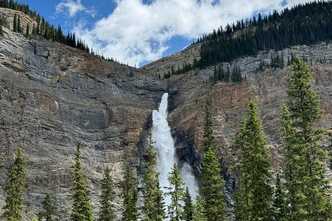 Day Trip to Takakkaw Falls Emerald Lake Natural Bridge Banff - Key Points