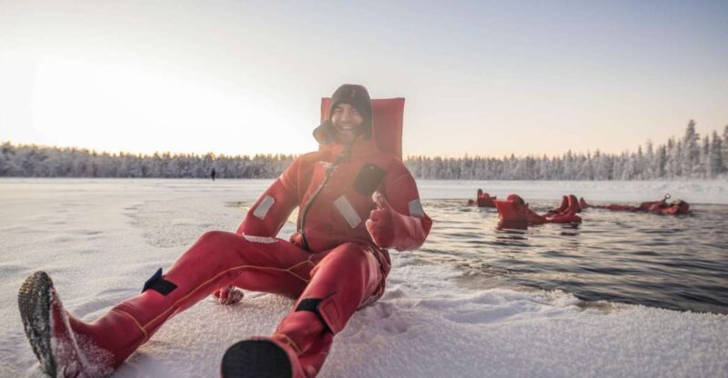 Daytime Ice Floating Rovaniemi, Frozen Lake Experience - Key Points