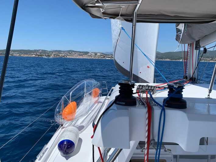 Departure from BRUSC sunset on sailing catamaran - What to Expect on the Sunset Sailing Tour