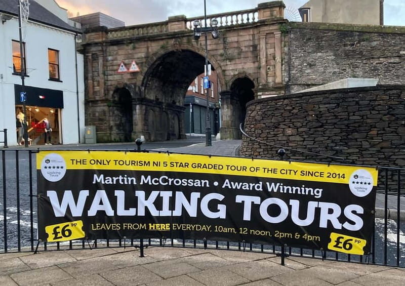 Derry: McCrossans Public Walking Tour of the Historic City - FAQs