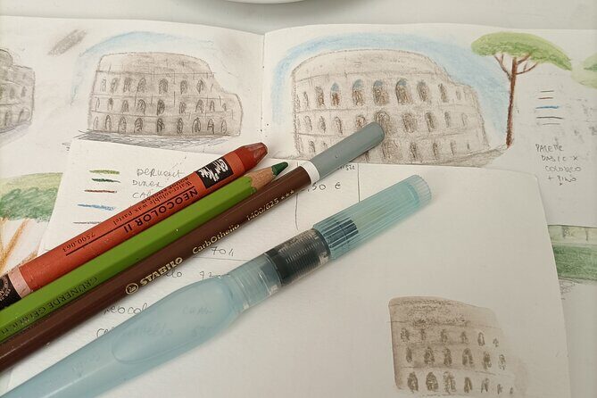 Design your own Postcard of Rome - tour with artistic activity - In The Sum Up