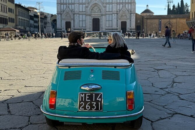 Discover Florence city center on e-cabriot fiat 500 - Exploring the Itinerary in Detail