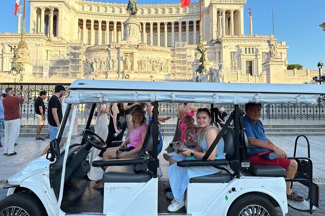 Discover Rome Highlights by Golf Cart Tour private tour - Key Points