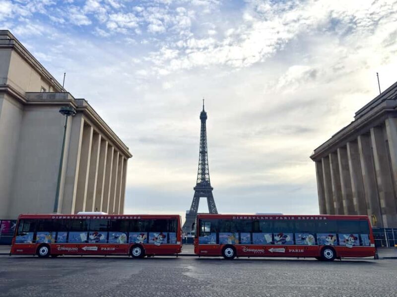 Disneyland, entrance ticket with transfer from Eiffel Tower - Key Points