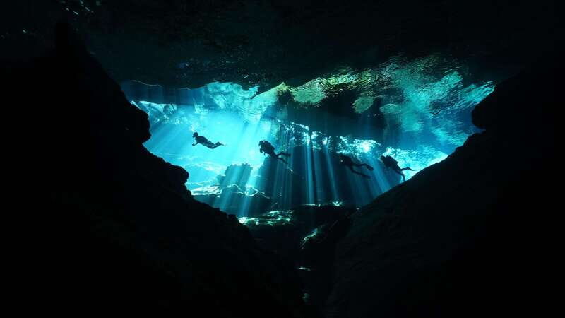DIVING IN MAYAN CENOTES; THE LARGEST AQUIFER IN THE WORLD - The Second Dive: Deeper Into the Mystical World
