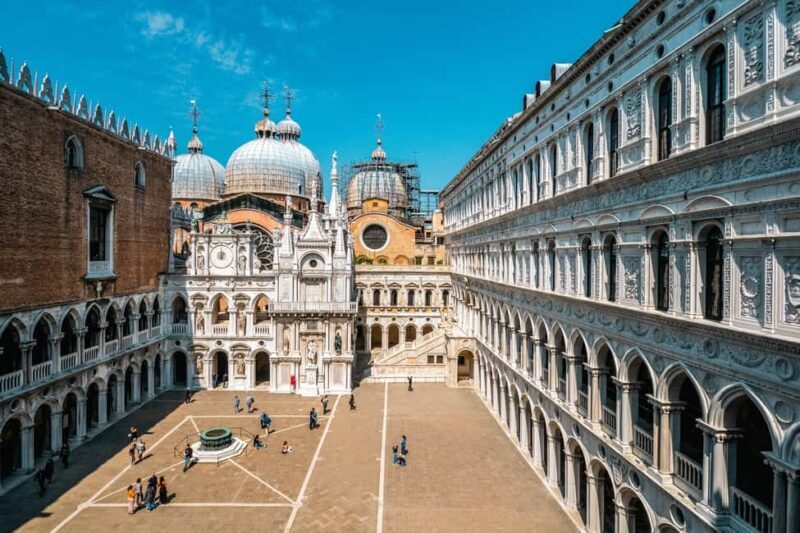 Doges Palace, New Prisons & St. Marks Basilica Guided Tour - Key Points