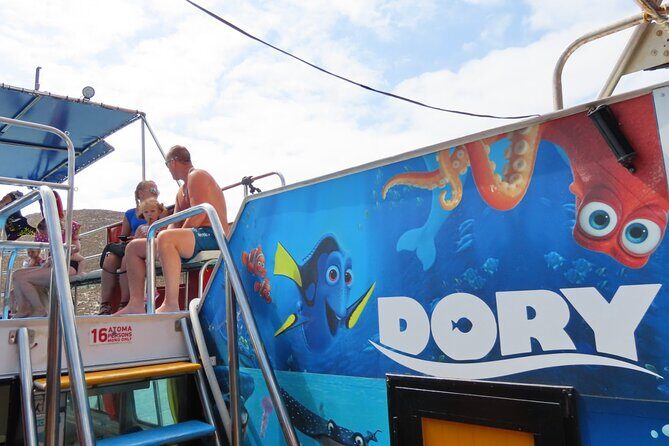 Dory's Glass Bottom Boat Adventure in Pserimos and Pserimos Beach - Key Points