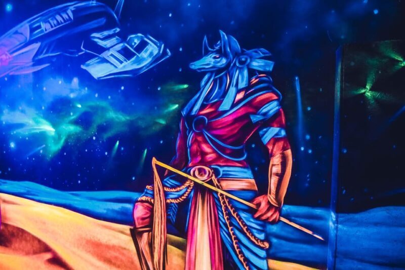 Dresden: 3D black light minigolf in the Barock Eventpark - What to Expect at BLACKLUXX® in Dresden