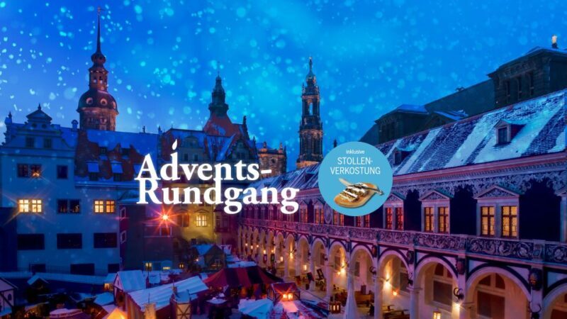 Dresden: Advent Tour with Stollen Tasting and Mulled Wine - Landmarks and Photo Opportunities