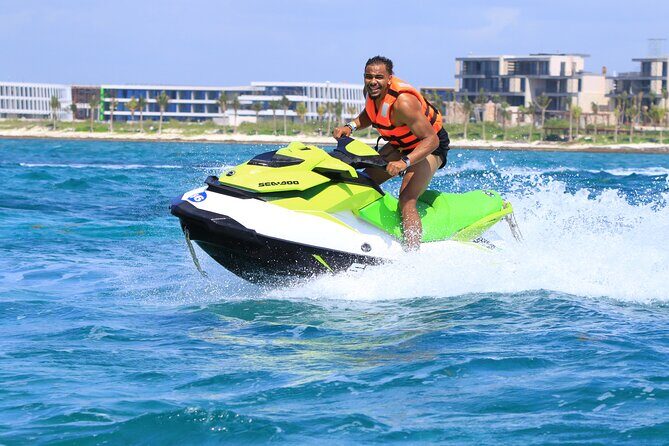 Drive a Waverunner in the beautiful Maroma Beach with transport - The Waverunner Experience: Speed, Scenery, and Smiles