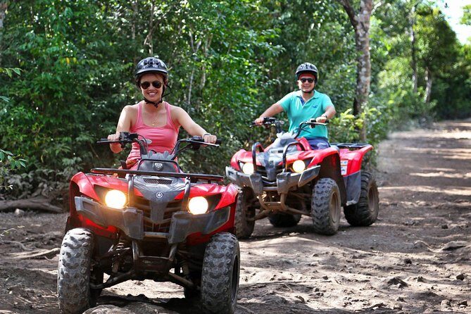 Drive an Atv shared, swim in a Cenote and ziplines in the Cancun - A Practical Overview of the Tour