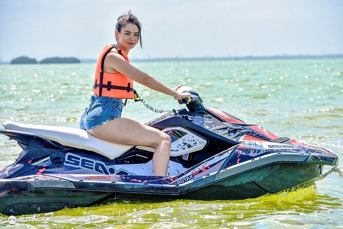 Drive over the mangrove on a WAVERUNNER in Cancun!