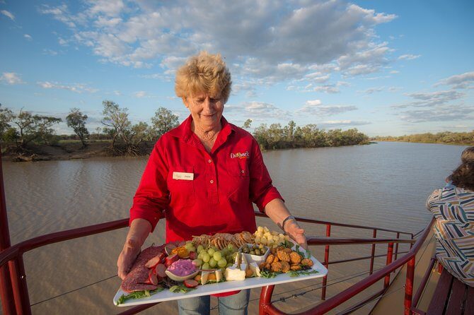 Drover's Sunset Cruise includes Smithy's Outback Dinner and Show - Sunset Over the Thompson River: Nature’s Spectacle  