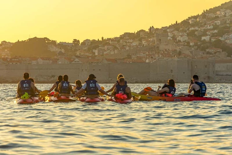 Dubrovnik: Guided Sunset Sea Kayaking Tour with Wine - Key Points