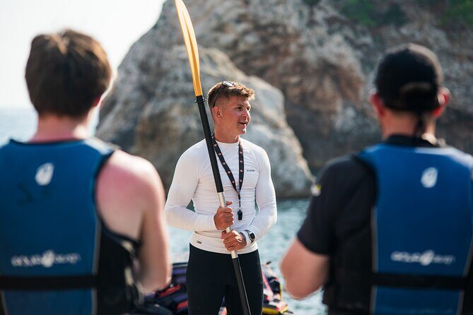 Dubrovnik: Sunset Kayak & Snorkel Tour with Wine & Water - Detailed Breakdown of the Itinerary
