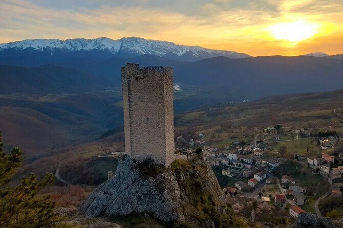 E-bike between towers and medieval villages at the foot of Sirente Abruzzo - Key Points