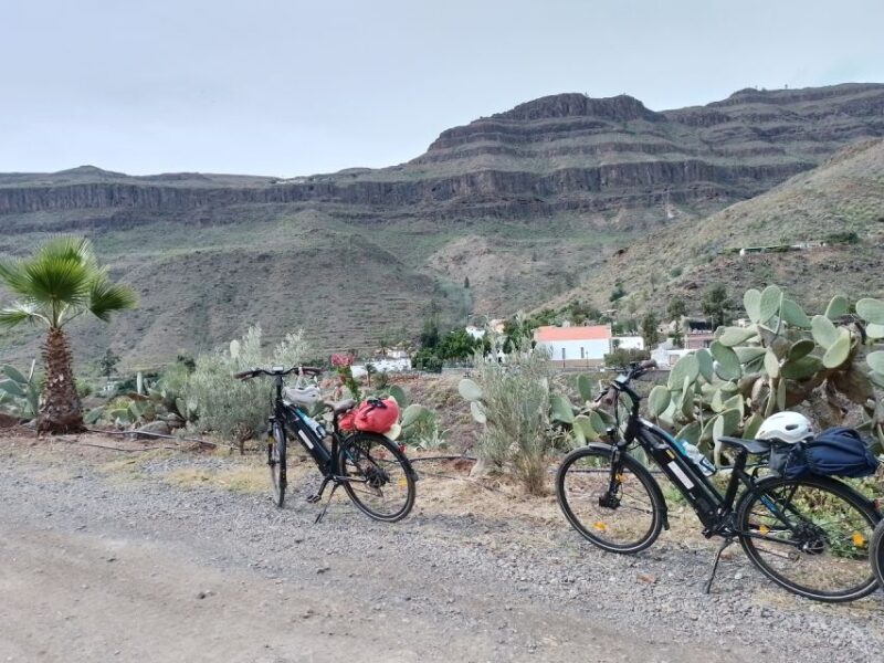 E-Bike Mountain Tour in Natural Park +Option Tapas in a Cave - Key Points