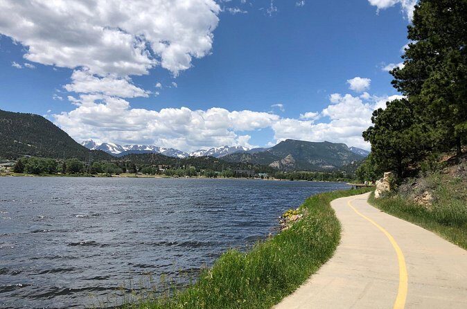 E-bike ride around the beautiful Estes Lake bike path - The Sum Up
