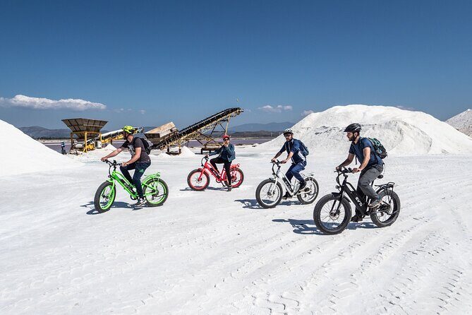 E-bike tour in the Sant'Antioco Salt Marshes at sunset - Key Points