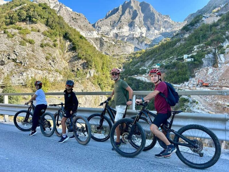 E-Bike Tour to the Carrara Marble Quarries with lard tasting - The Guides: Knowledgeable and Friendly