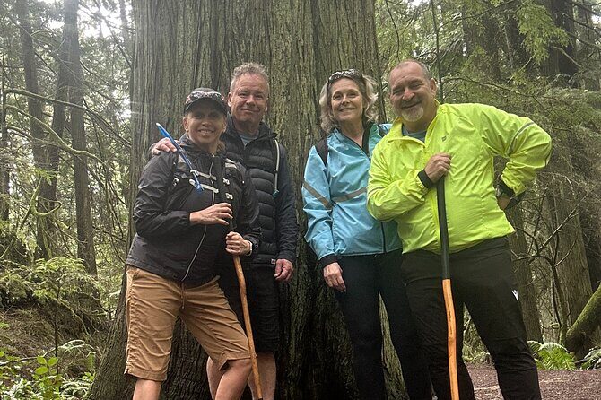 East Sooke Park Coastal Hiking Tour with a Bite and Beer - Transportation, Timing, and Group Size
