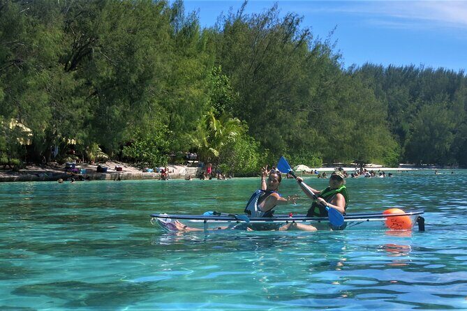 Eco guided excursion to the lagoon of Moorea in transparent kayak 1/2 day morning - FAQs