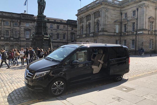 Edinburgh Half Day Guided Private Tour in a Premium Minivan - Transportation and Duration