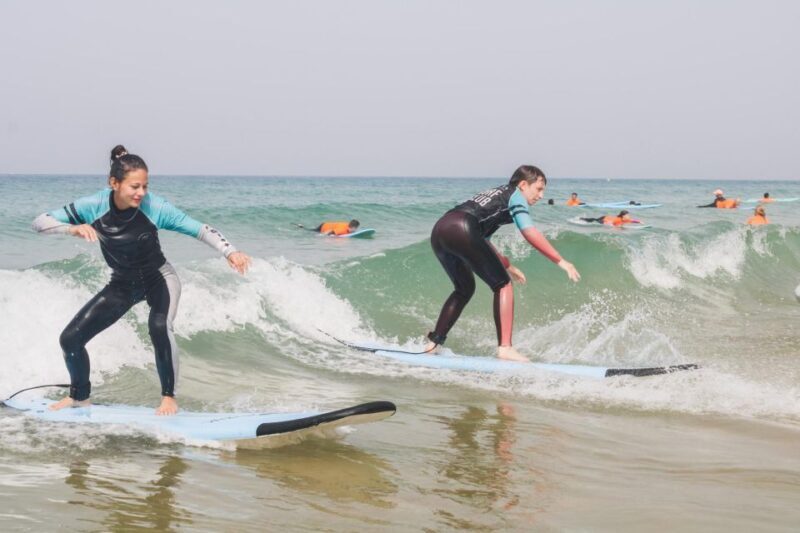 El Palmar: Group Surf class. - Key Points: