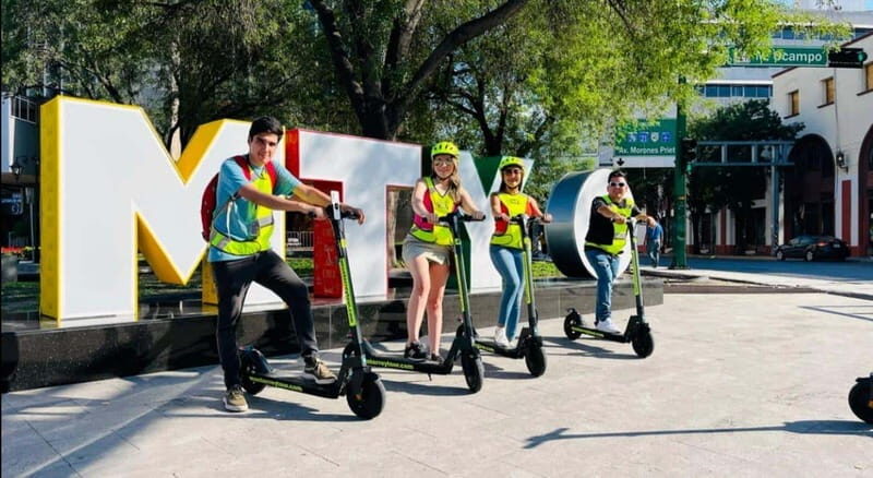 "Electric Scooter tour" in Monterrey down town with guide - Key Points