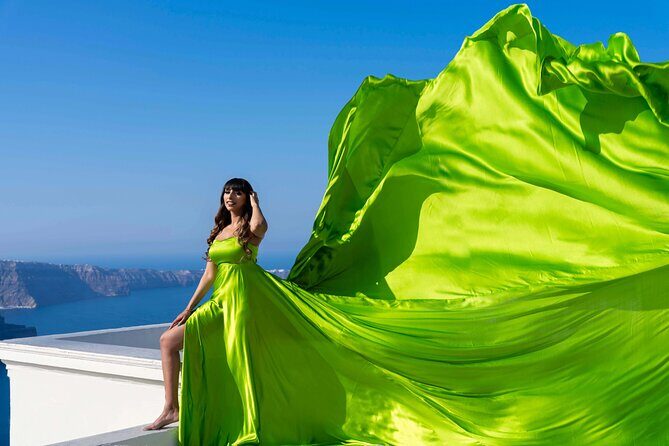 Set out on a Flying Dress Photoshoot in Santorini - The Itinerary and Photo Spots