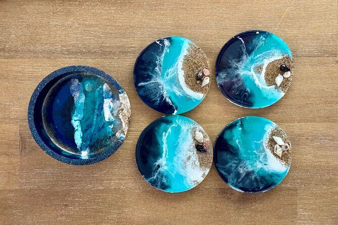 Epoxy Resin Art and Craft Coaster Set Experience - Booking and Cancellation