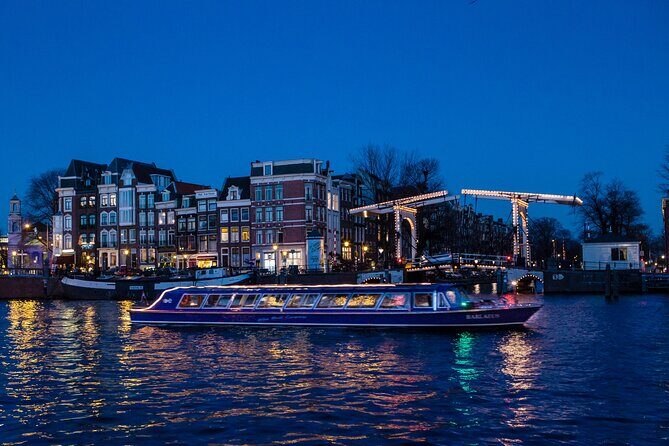 Evening Canal Cruise in Amsterdam with Wine & Cheese Option - The Sum Up