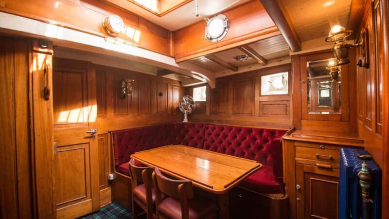 Evening Champagne Cruise on Historic 1935 Motor Yacht. - Key Points