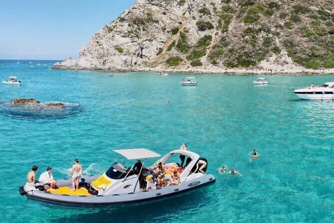 Exclusive boat tour for up to 8 people, beautiful Tropea - The Itinerary Breakdown