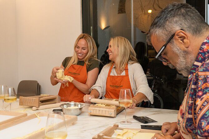 Exclusive Pasta & Tiramisu Class with Wine near by Colosseum - Key Points