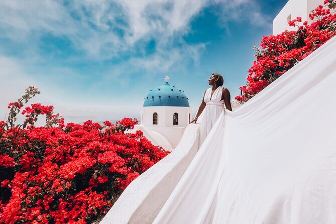 Exclusive Santorini Flying Dress Photoshoot with Pickup - The Booking Process & Initial Contact