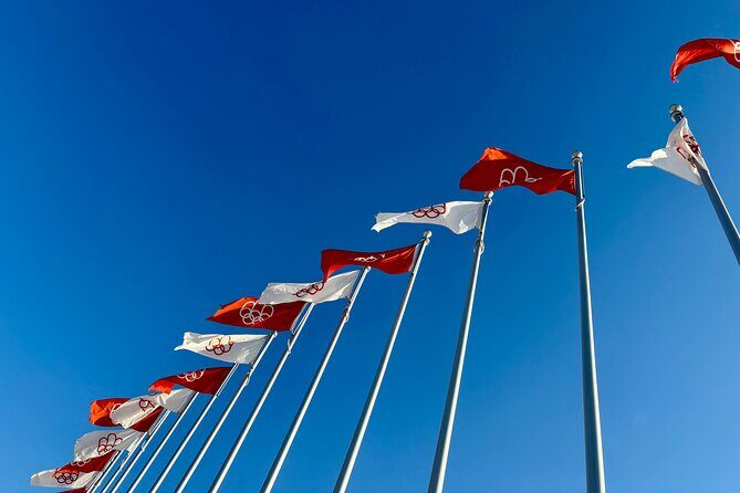 Exclusive Tour of the Montreal Olympic Games by MTL76 - The Esplanade and Flags: Visual Symbols of Montreal’s Olympic Dream