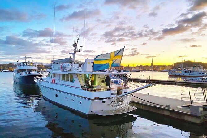 Exclusive Yacht Tour of Stockholm: sunset, dinner, lunch, cruise - FAQ