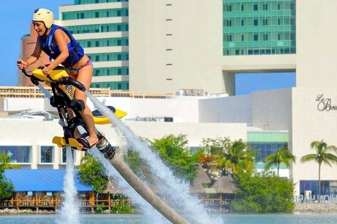 Experience the JETOVATOR water activity in CANCUN. Equipment included - Additional Considerations